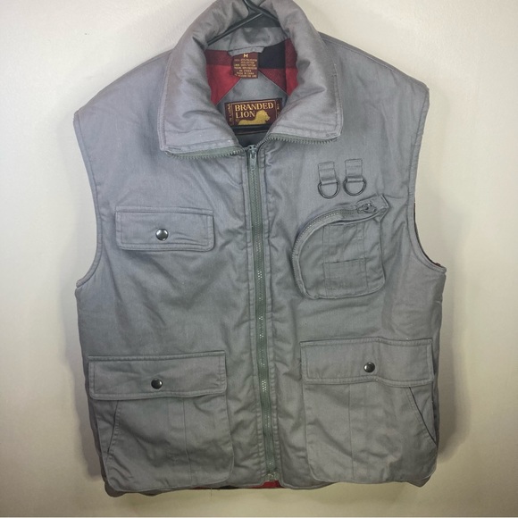 Jackets & Coats | Vintage Branded Lion Quilted Insulated Flannel Lined ...